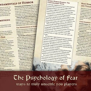 Fear Foundation: A Guide to Horror in Fantasy Rpgs (digital PDF) - Etsy