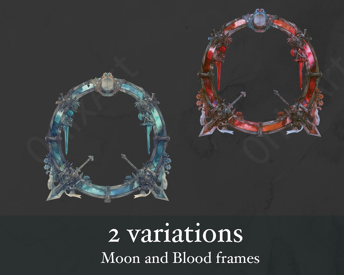 Moon Rogue D&D Token Frame. Digital Token for Tabletop, Dungeons and ...