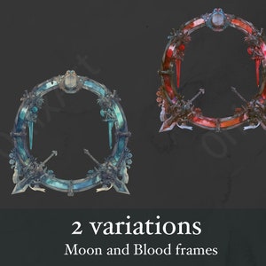 Moon Rogue D&D Token Frame. Digital Token for Tabletop, Dungeons and ...