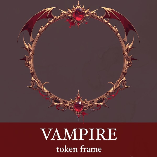 Rogue Outlaw D&D Token Frame. Digital Token for Tabletop, Dungeons and ...