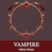 Vampire Token Frame. Digital Token for Tabletop, Dungeons and Dragons ...