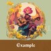 Yellow Floral D&D Token Frame: Bard, Druid, Noble (digital Download) - Etsy