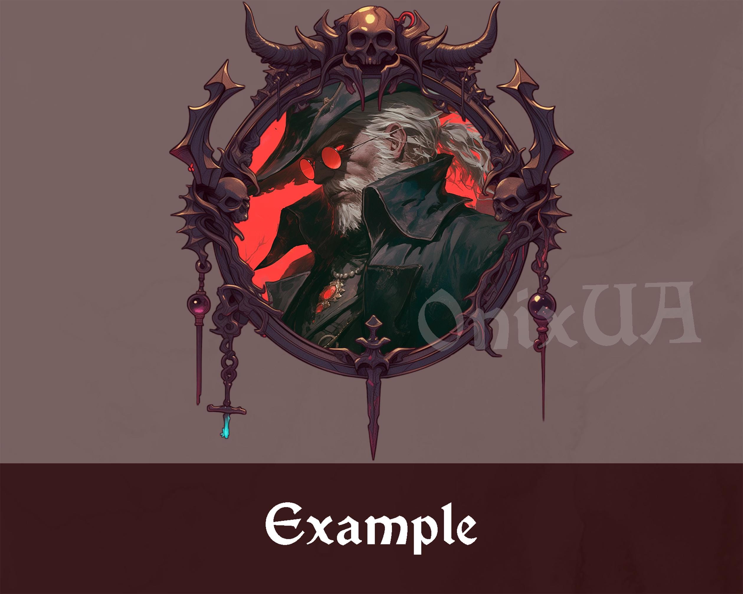 Witch Hunter Token Frame: Digital Dnd Border (PNG, PSD) - Etsy