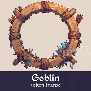Goblin D&D Token Border. Goblin Monster or Character Frame for Digital ...
