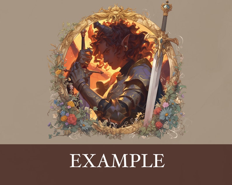 Floral D&D Token Frame: Virtual Tabletop (PSD, PNG) - Etsy