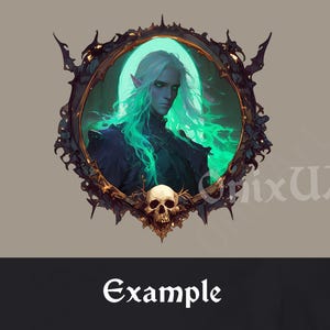 Warlock D&D Token Frame. Digital Token for Tabletop, Dungeons and ...