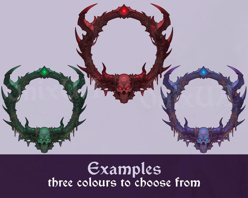 Demon Token Frames. Warlock Demon Token Border for Dungeons and Dragons ...