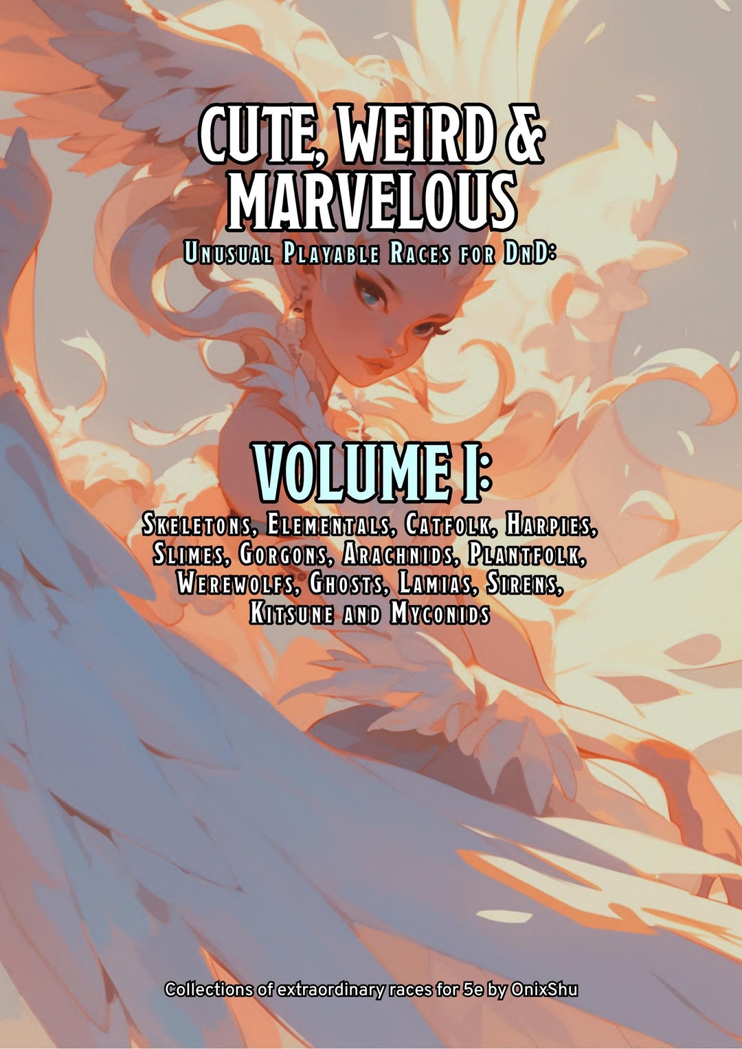 14 Unusual Playable Races for Dnd |skeletons, Harpies, Catfolk ...