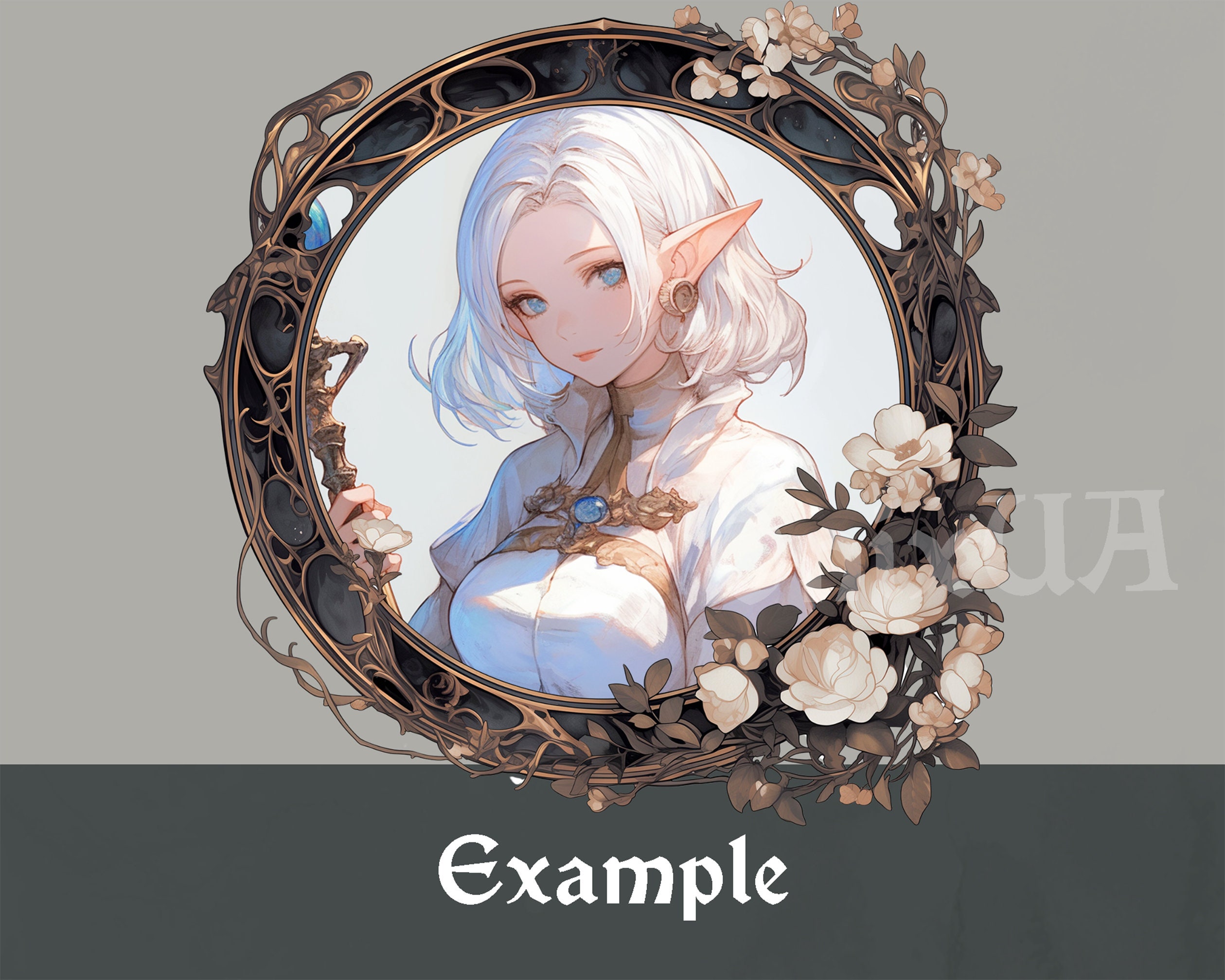 Floral Token Frames Bundle: D&D, VTT (digital Download) - Etsy