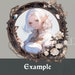 Pure Noble D&D Token Frame. White Rose Flowers Token Border for ...