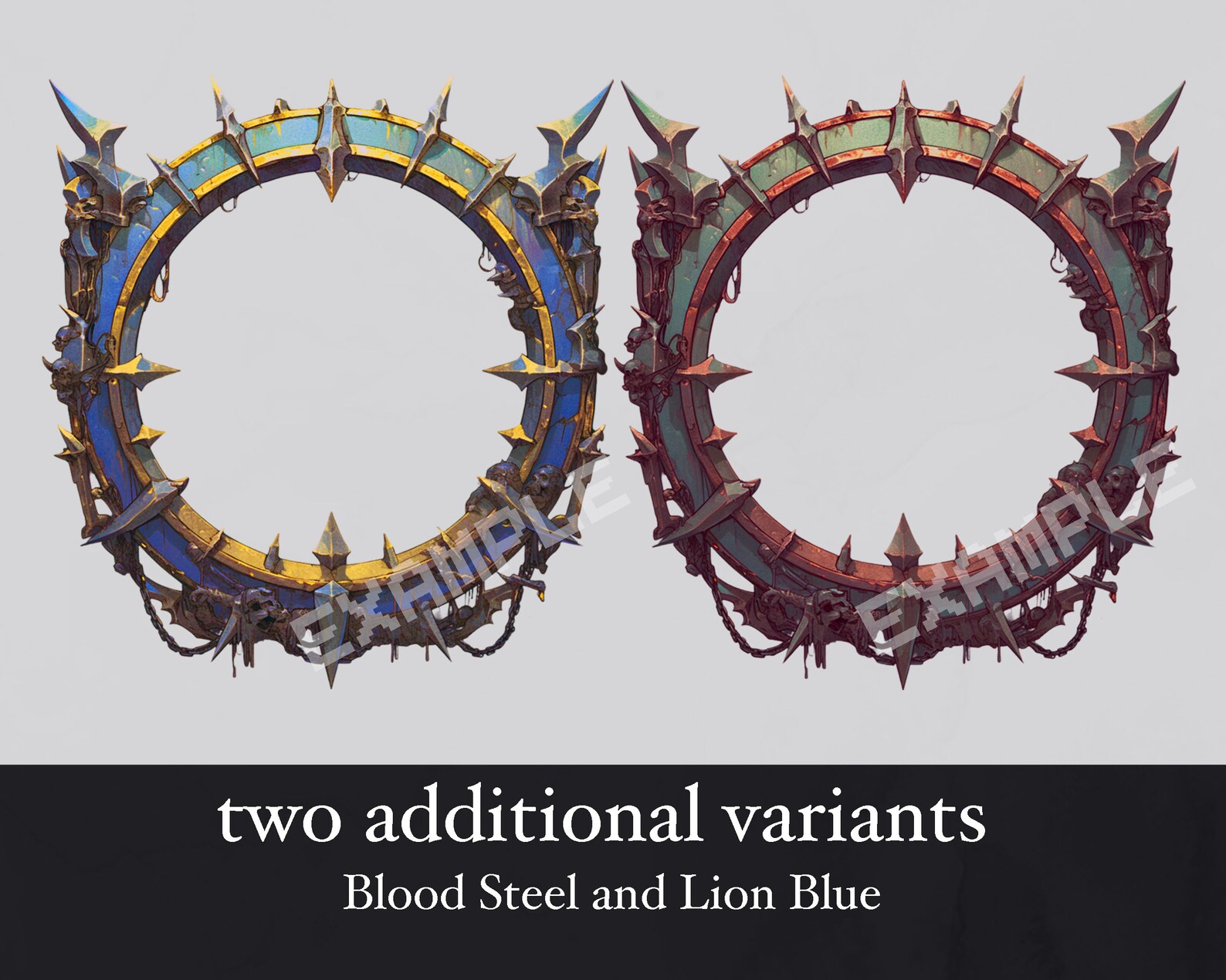 Warrior D&D Token Frame. Digital Token Border for Dnd Fighters - Etsy