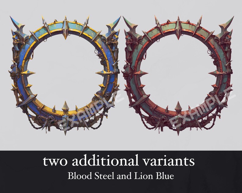 Warrior D&D Token Frame. Digital Token Border for Dnd Fighters - Etsy