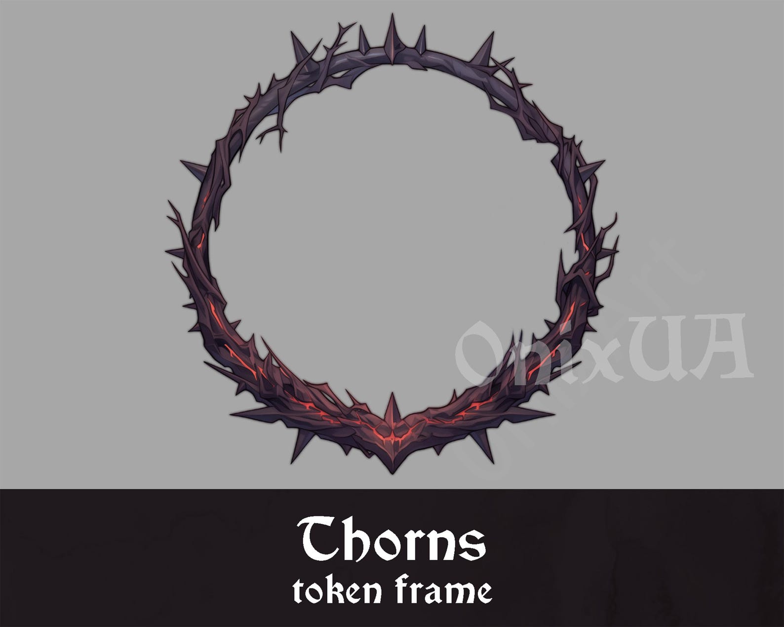 Thorns D&D Token Frame. Digital Thorn Witch Token Border for Dungeons ...