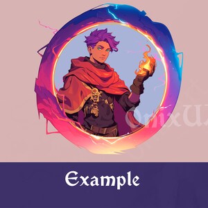 Sorcerer Token Frame: D&D, Pathfinder VTT (PNG, PSD) - Etsy