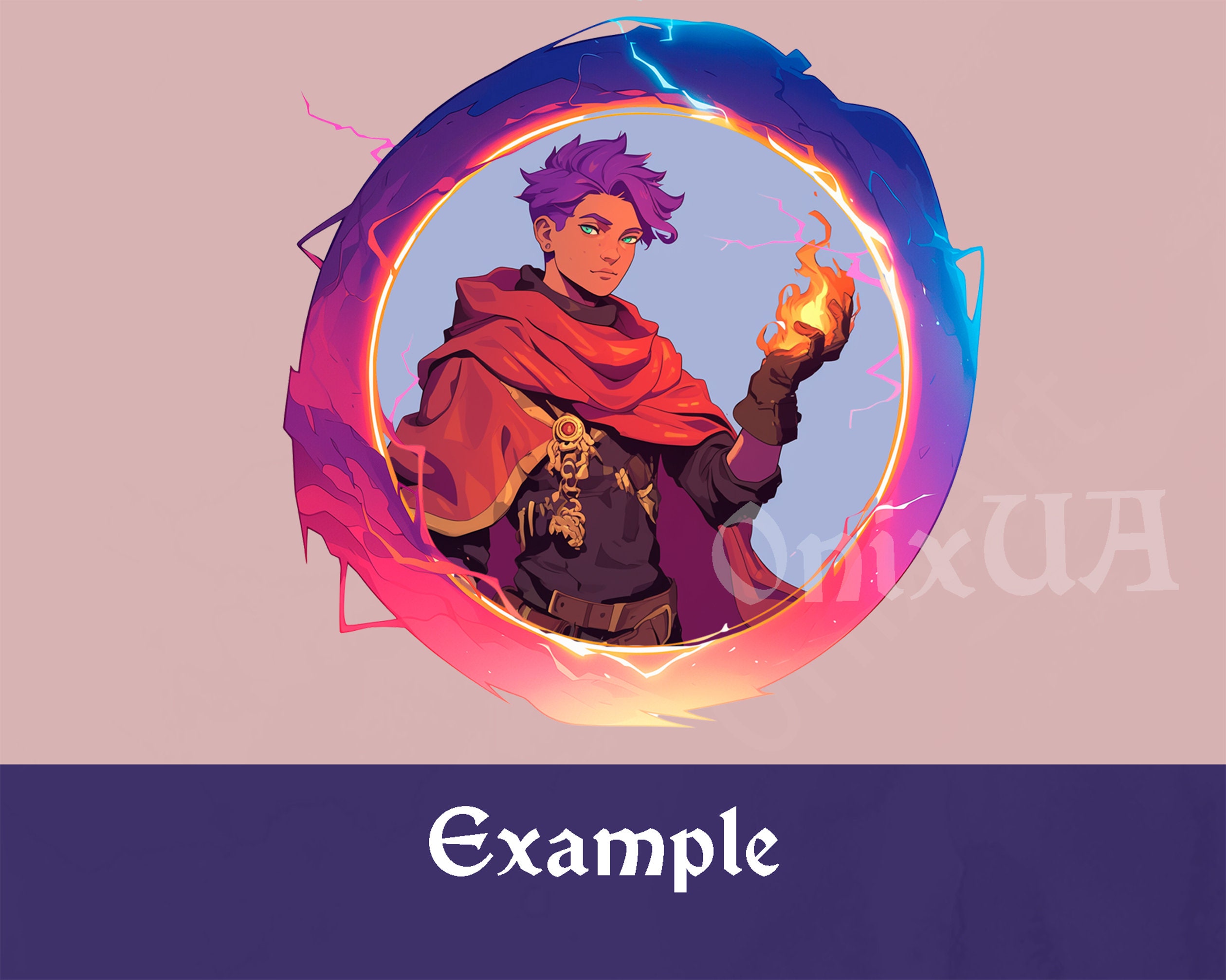 Sorcerer Token Frame: D&D, Pathfinder VTT (PNG, PSD) - Etsy