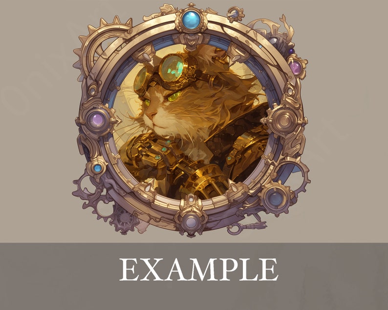 Steampunk Artificer Token Frame: D&D, Pathfinder (digital Download) - Etsy