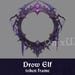Drow Elf Token Frame: Lolth Border for D&D, Pathfinder (digital Download) - Etsy