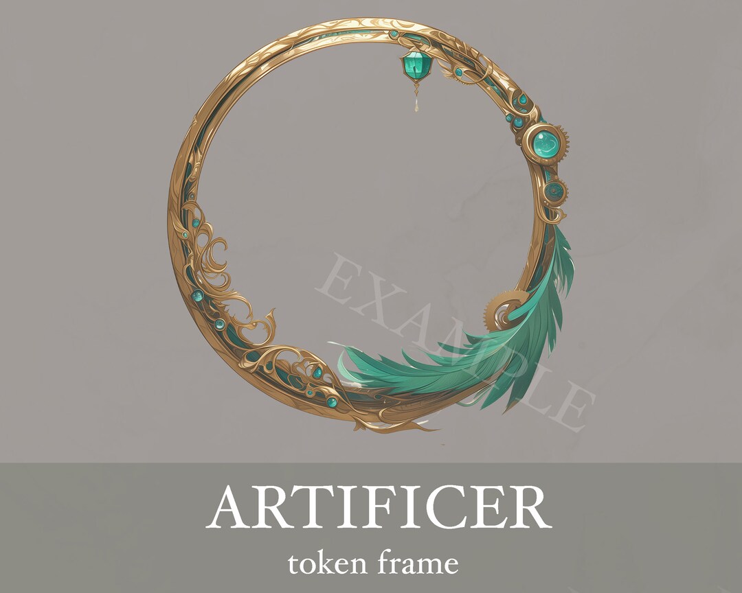 Artificer Steampunk Token Frame: D&D, Pathfinder (digital Download) - Etsy