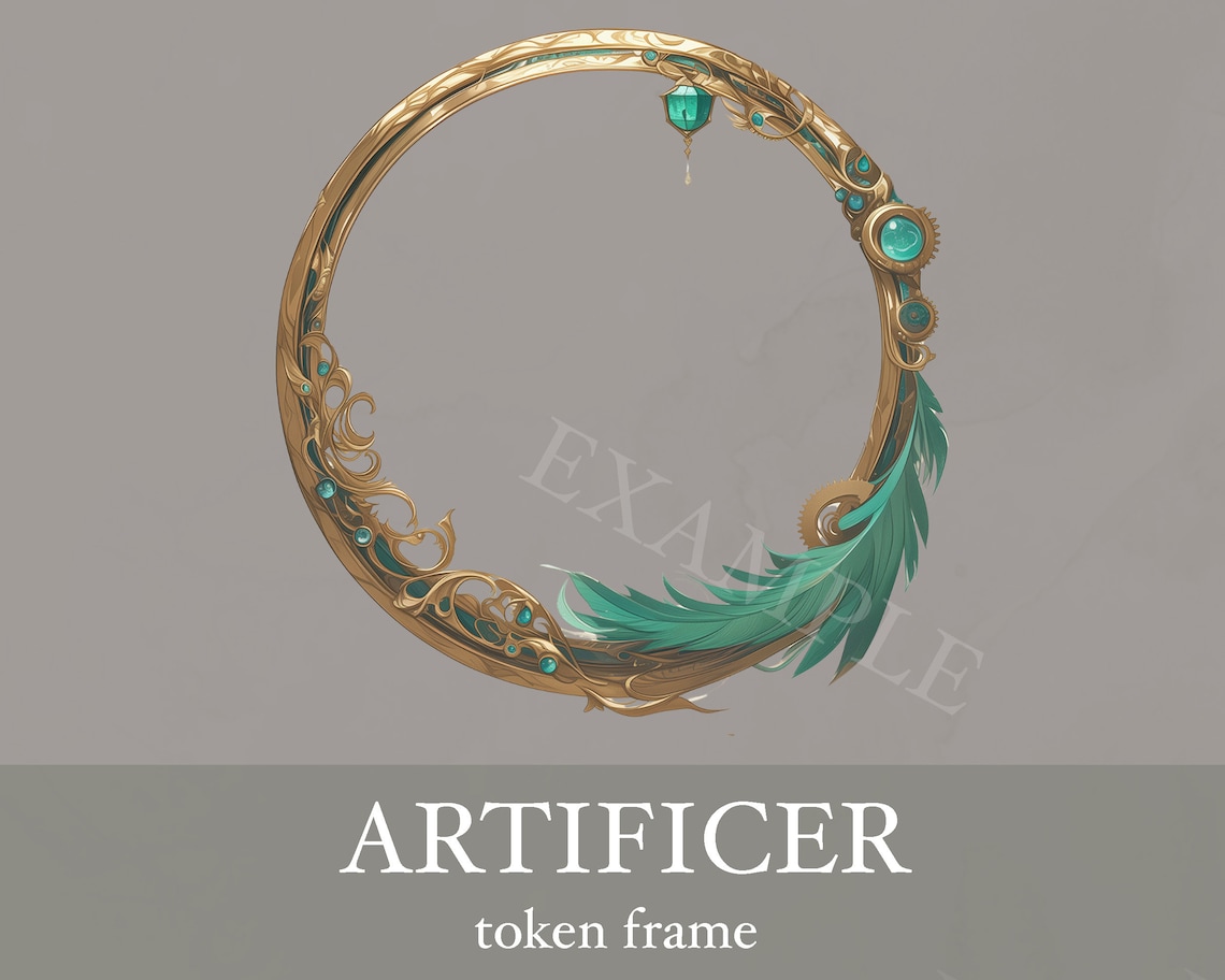 Artificer Steampunk Token Frame: D&D, Pathfinder (digital Download) - Etsy