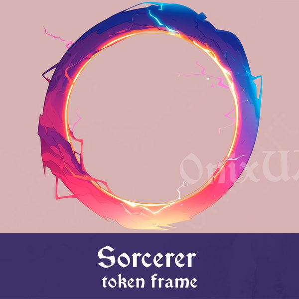 Stone Dragon / Wizard / Golem Token Frame. Digital Token for Tabletop ...