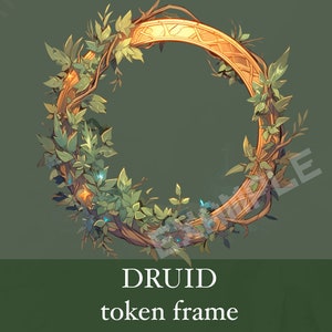 Druid Token Frame: Dawn & Night - VTT Digital Download - Etsy