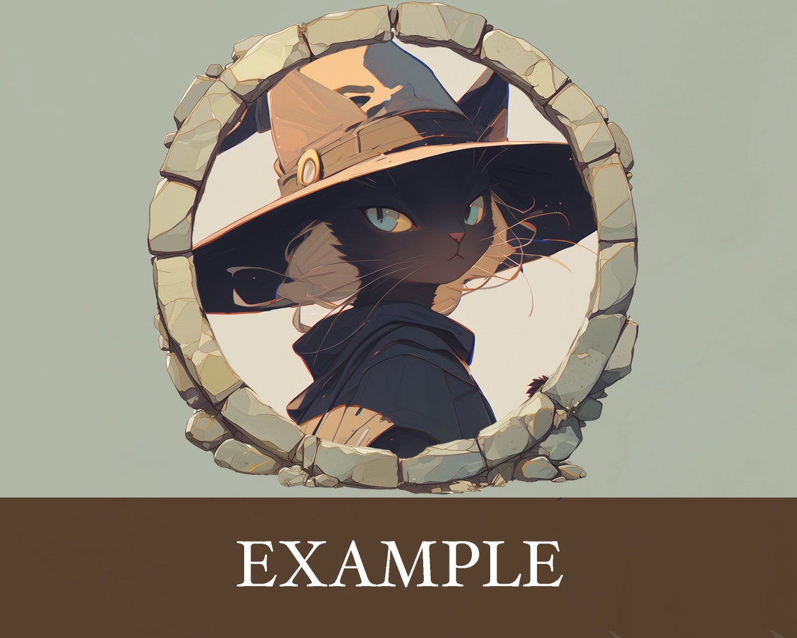 Stone Dragon / Wizard / Golem Token Frame. Digital Token for Tabletop ...