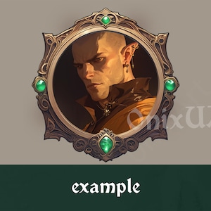 Monk Token Frame: D&D, Pathfinder VTT (PNG, PSD) - Etsy