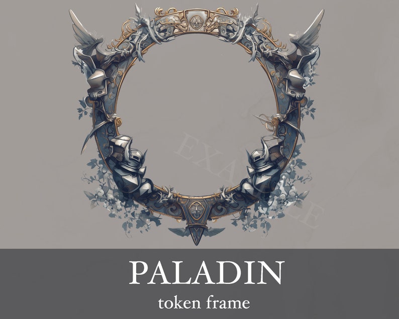Paladin Token Frame: D&D, Pathfinder, VTT (digital Download) - Etsy