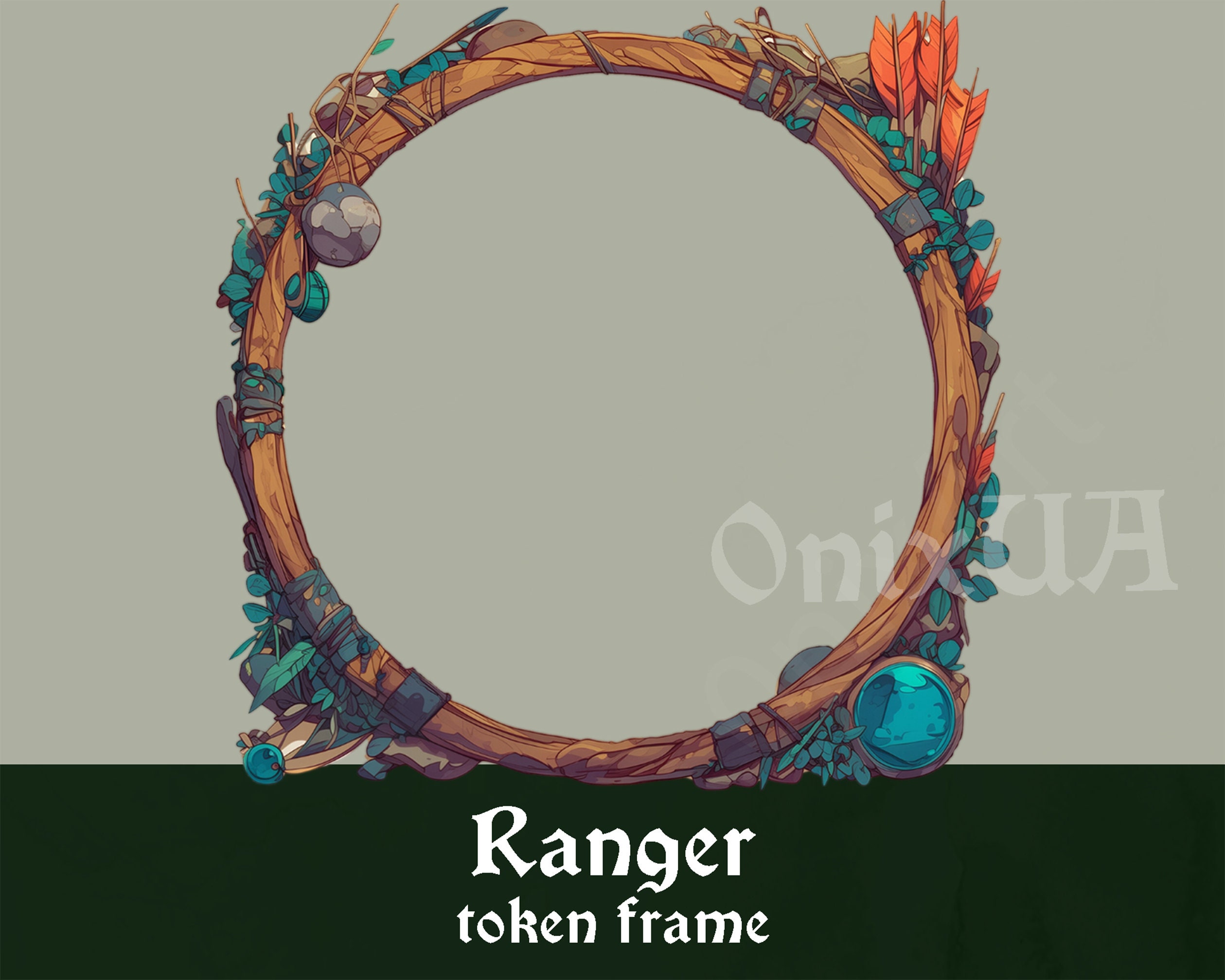 Ranger D&D Token Frame. Digital Token for Tabletop, Dungeons and ...