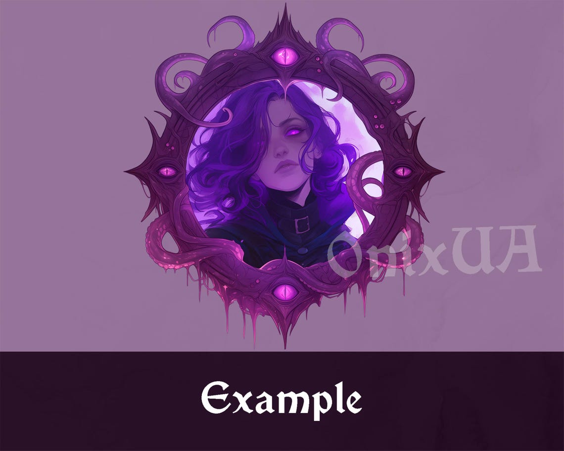 Eldritch Horror Token Frame: D&D, Pathfinder (PNG, PSD) - Etsy