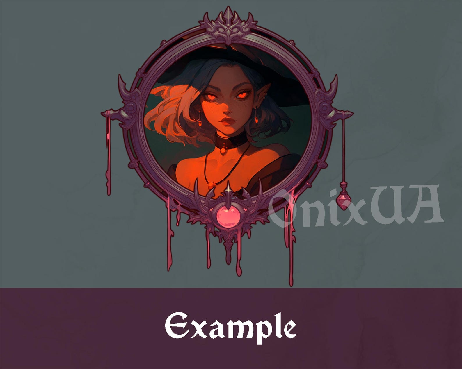 Witch Dnd Token Border | Digital Witch Frame for Dungeons & Dragons and ...