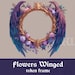 Flowers Winged D&D Token Frame | Harpy / Aarakocra / Aasimar Token ...