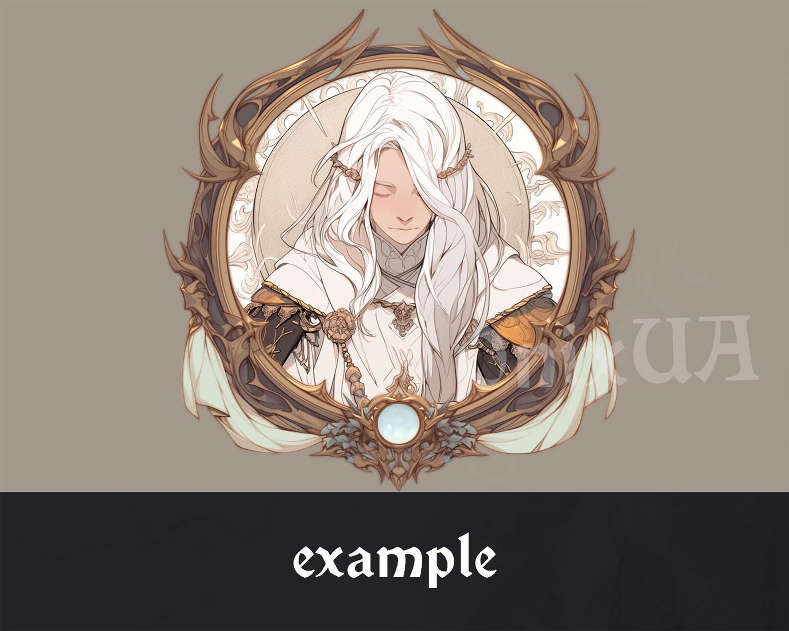 Cleric D&D Token Frame. Digital Token for Tabletop, Dungeons and ...