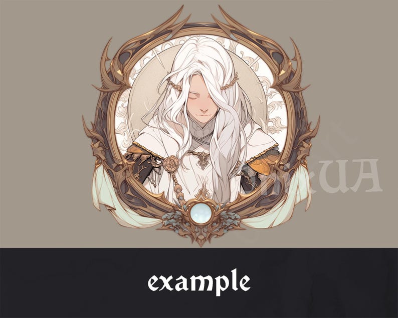 Cleric Token Frame: Holy Priest Border for D&D, Pathfinder (digital ...