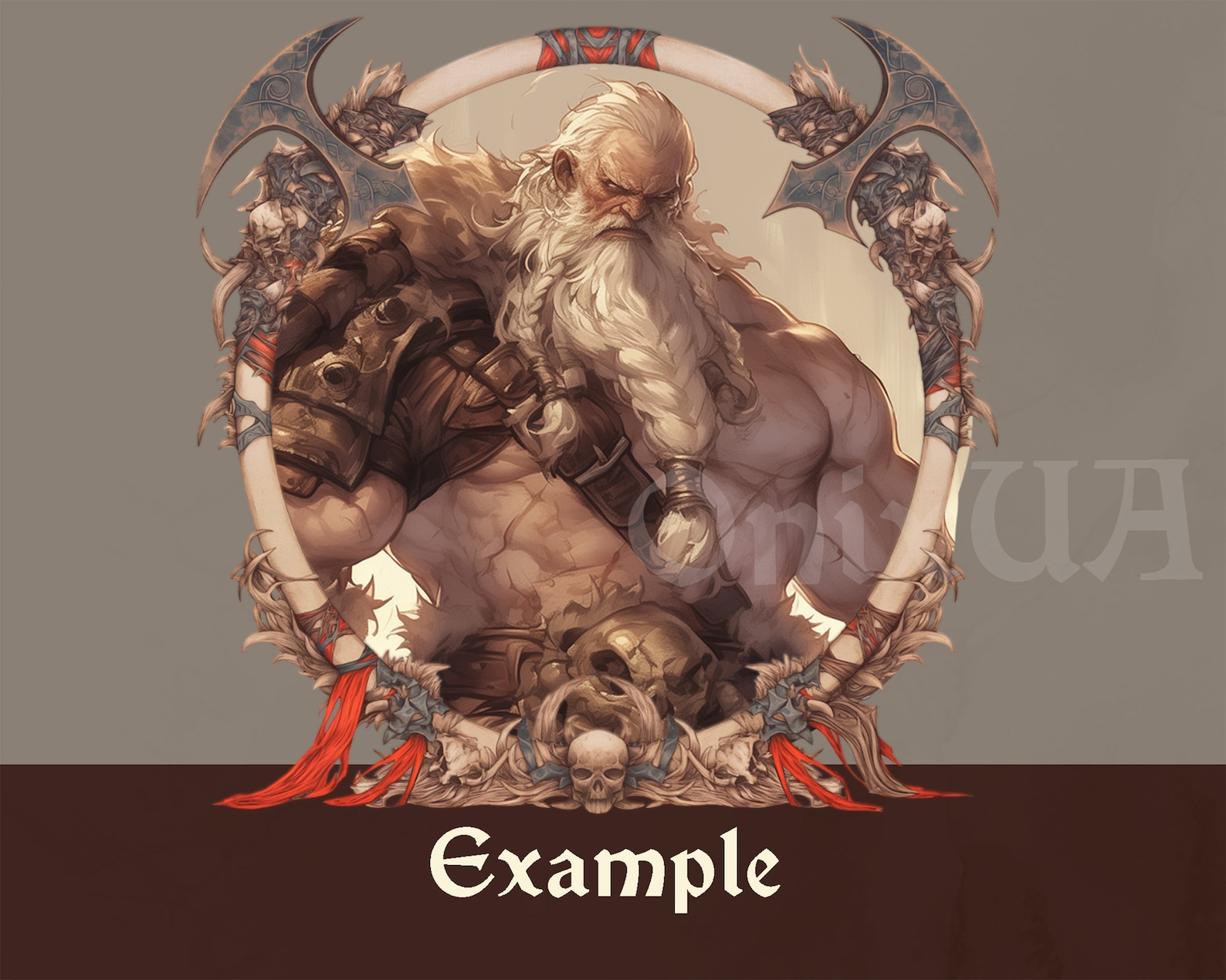 Barbarian Token Frame: D&D, Pathfinder VTT (digital Download) - Etsy