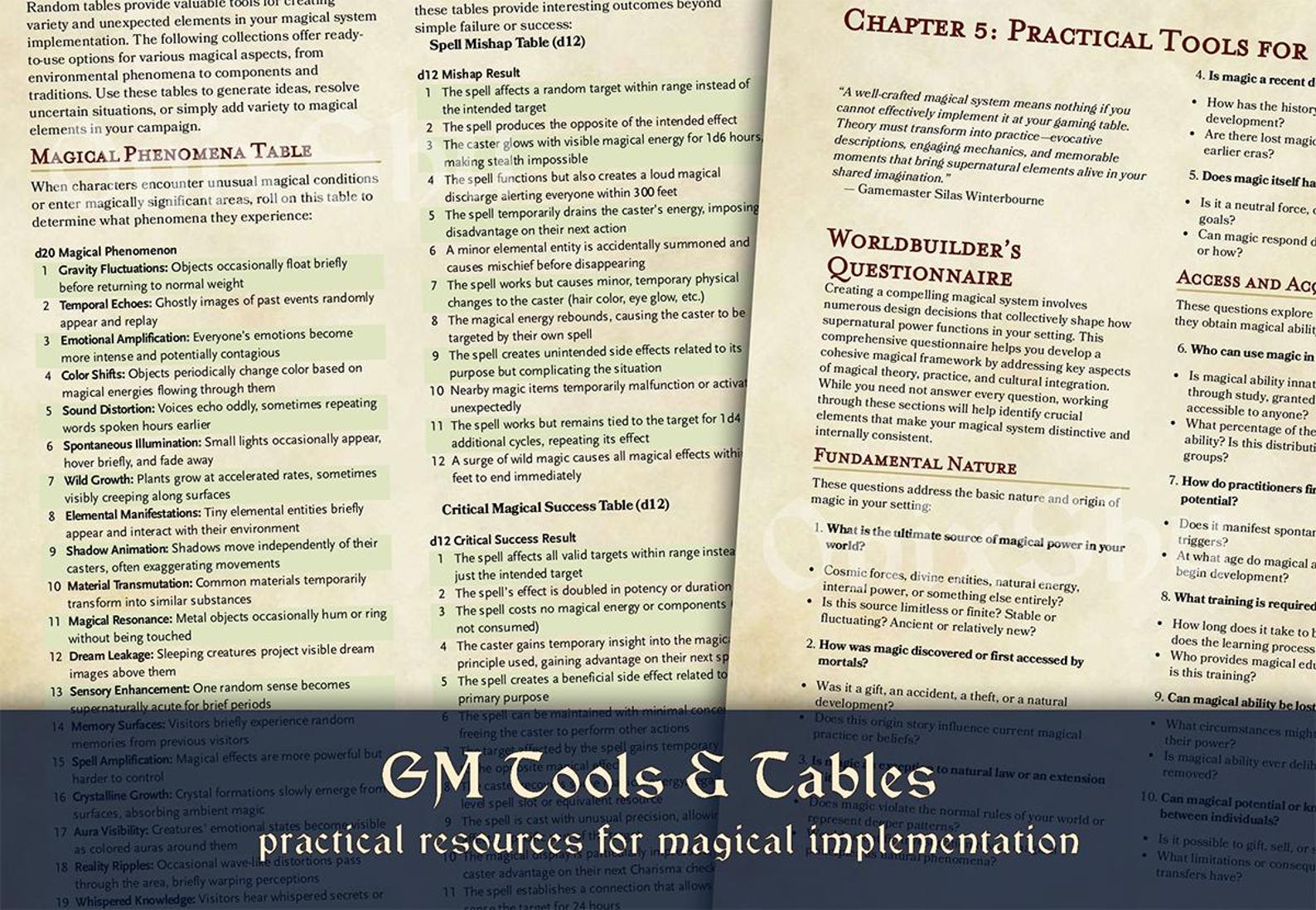 Arcane Foundations: the Definitive Guide to Building Believable Magic ...