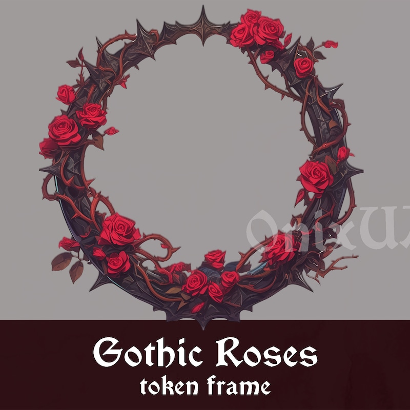 Sketched Rose Frame - Etsy