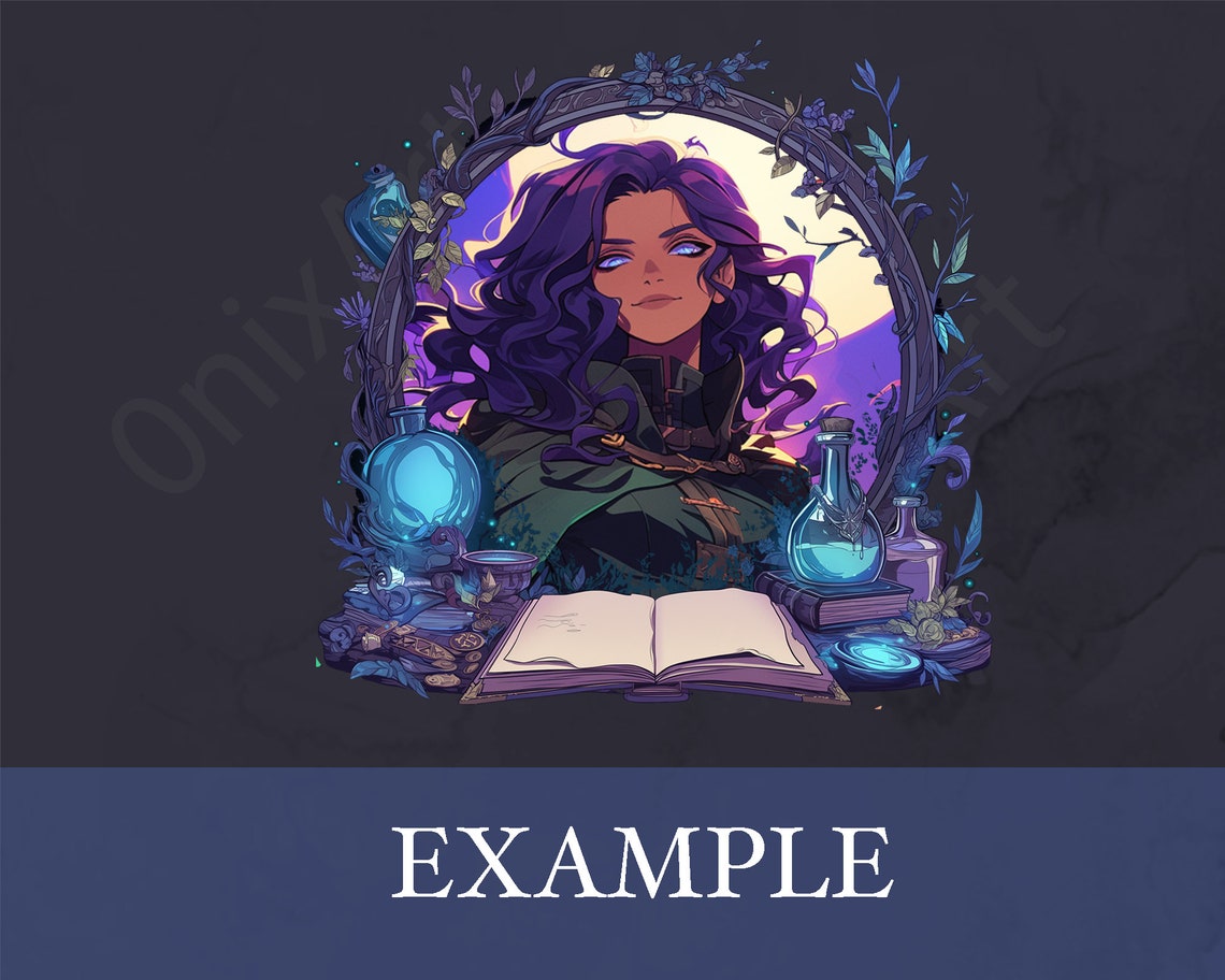 Wizard D&D Token Frame. Digital Token for Tabletop, Dungeons and ...