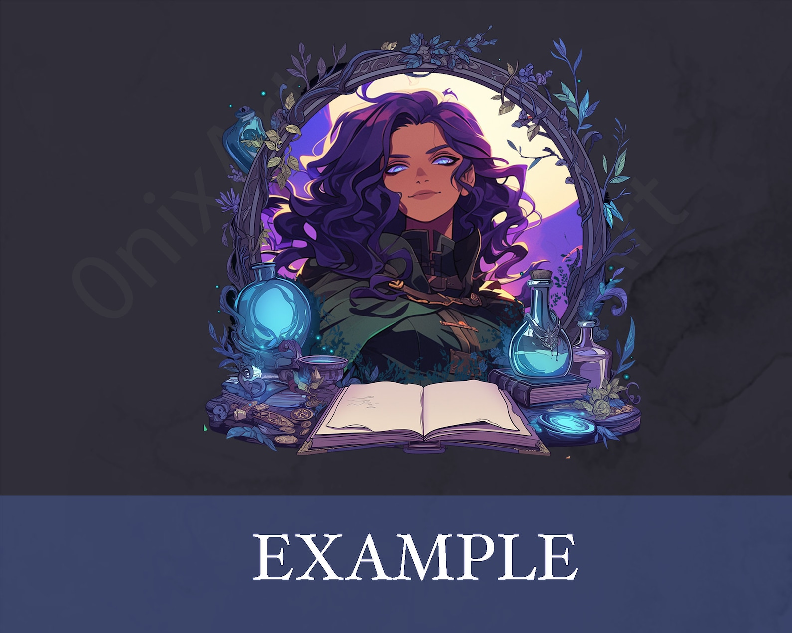 Wizard D&D Token Frame. Digital Token for Tabletop, Dungeons and ...