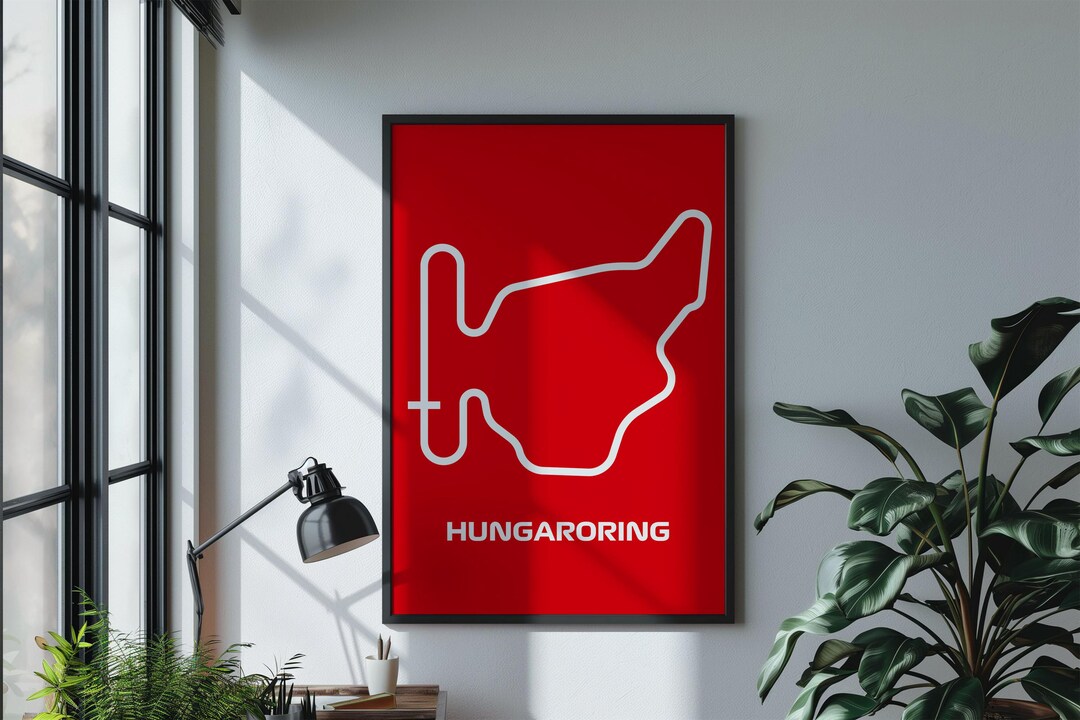 F1 Posters Svg, Hungaroring Race Track Wall Art, F1 T-shirt Designs ...
