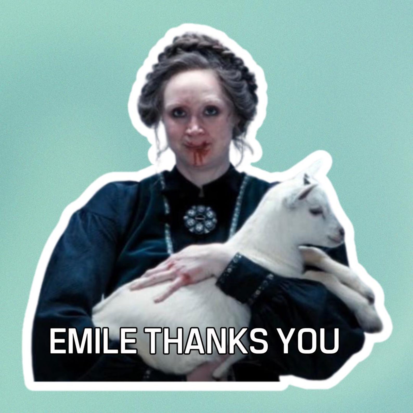 Emile Thanks You Sticker – Severance Finale, Lorne & Baby Goat Vinyl ...