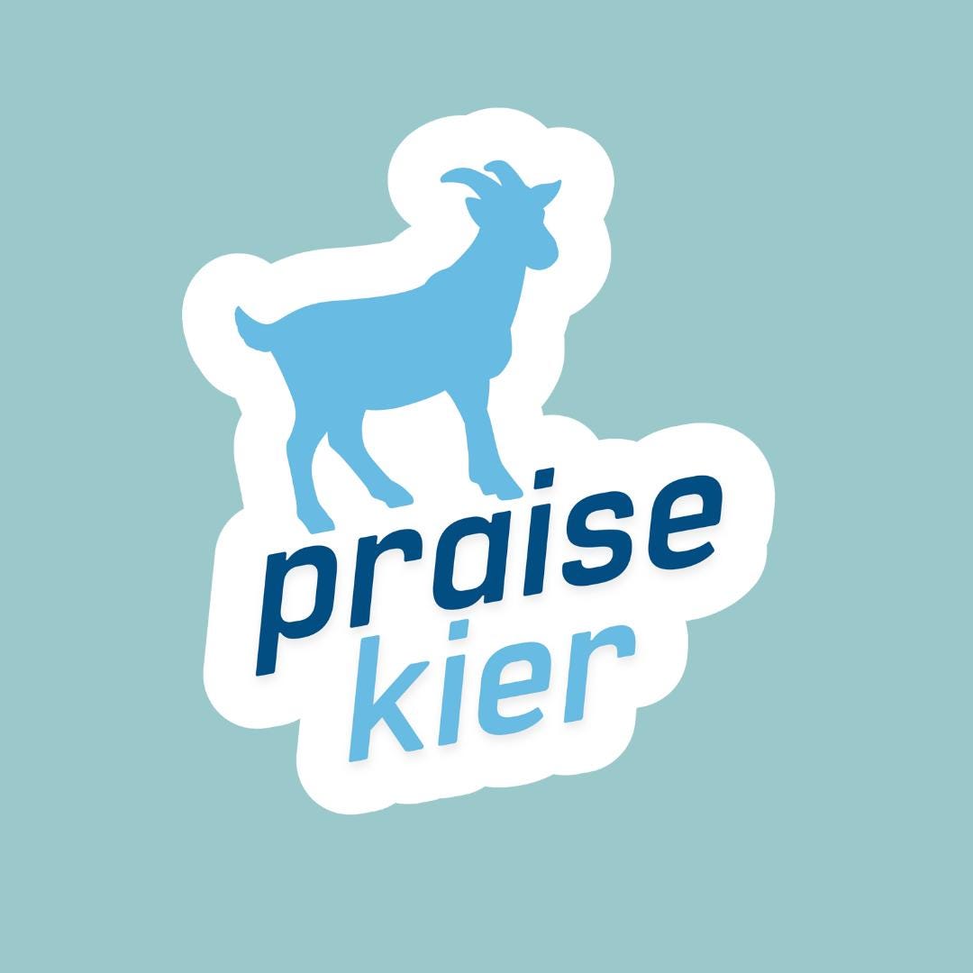 Praise Kier Goat Sticker – Severance Inspired Vinyl Sticker, Funny Pop ...
