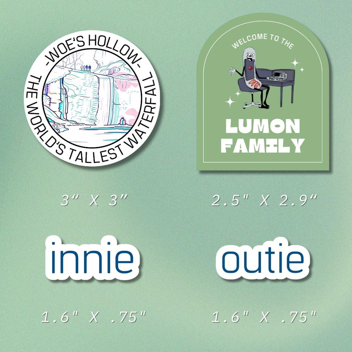 Severance Sticker Pack, 12 Stickers Mystery Sticker, Lumon Inspired ...