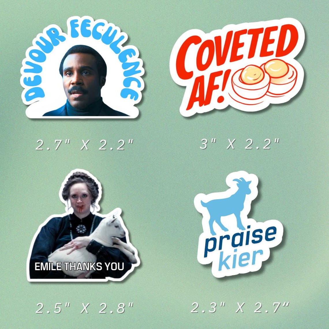 Severance Sticker Pack, 12 Stickers Mystery Sticker, Lumon Inspired ...