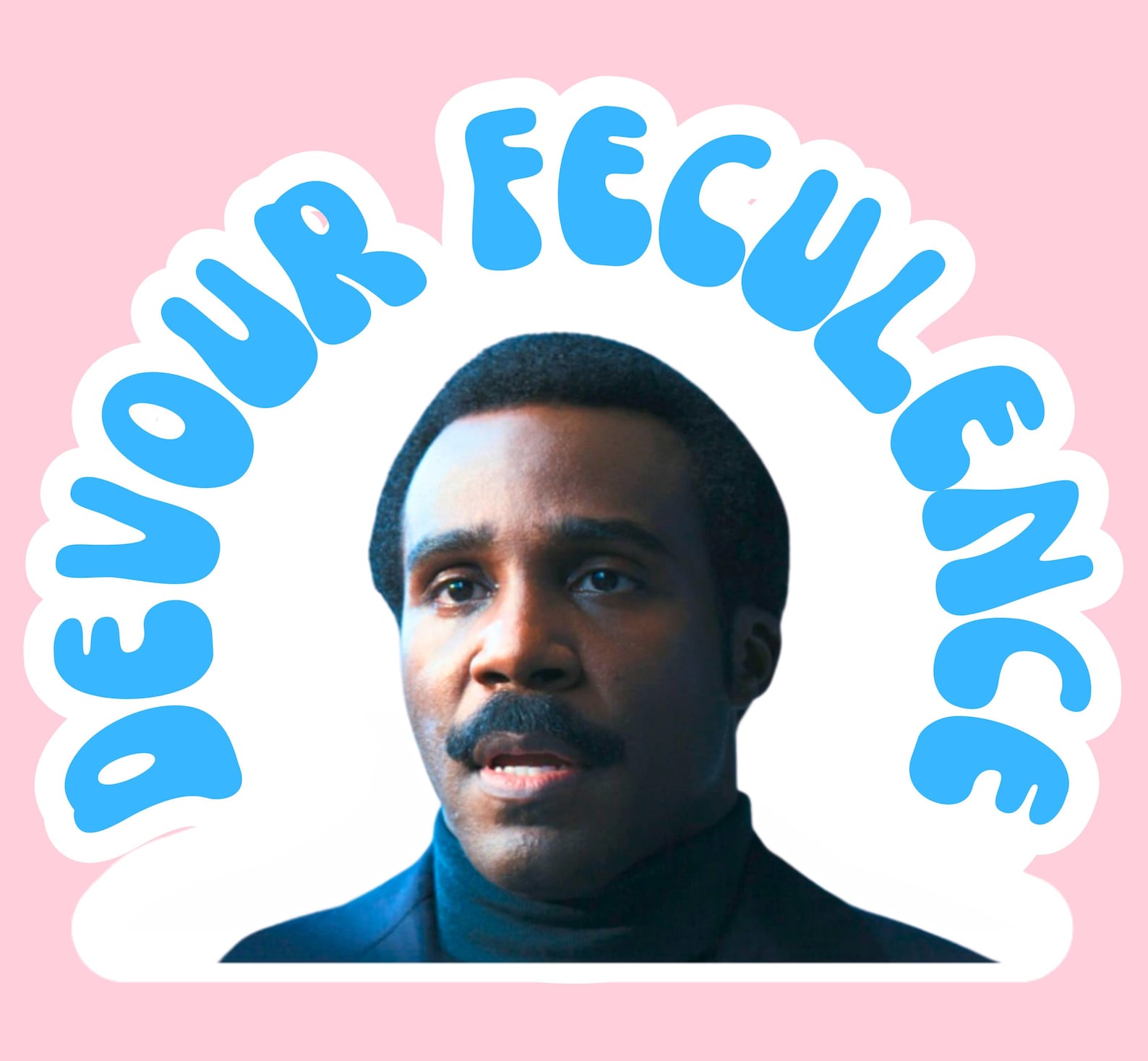 Mr. Milchick Devour Feculence Sticker - Severance TV Show Inspired - Etsy