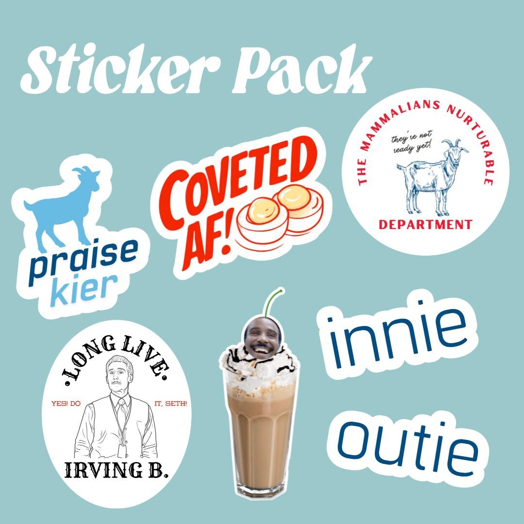 Severance Inspired Sticker Pack 7 Pack Vinyl Stickers, Mystery Bonus ...
