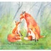 Red Fox Print with Text From My Fox Triology Inspired by - Etsy