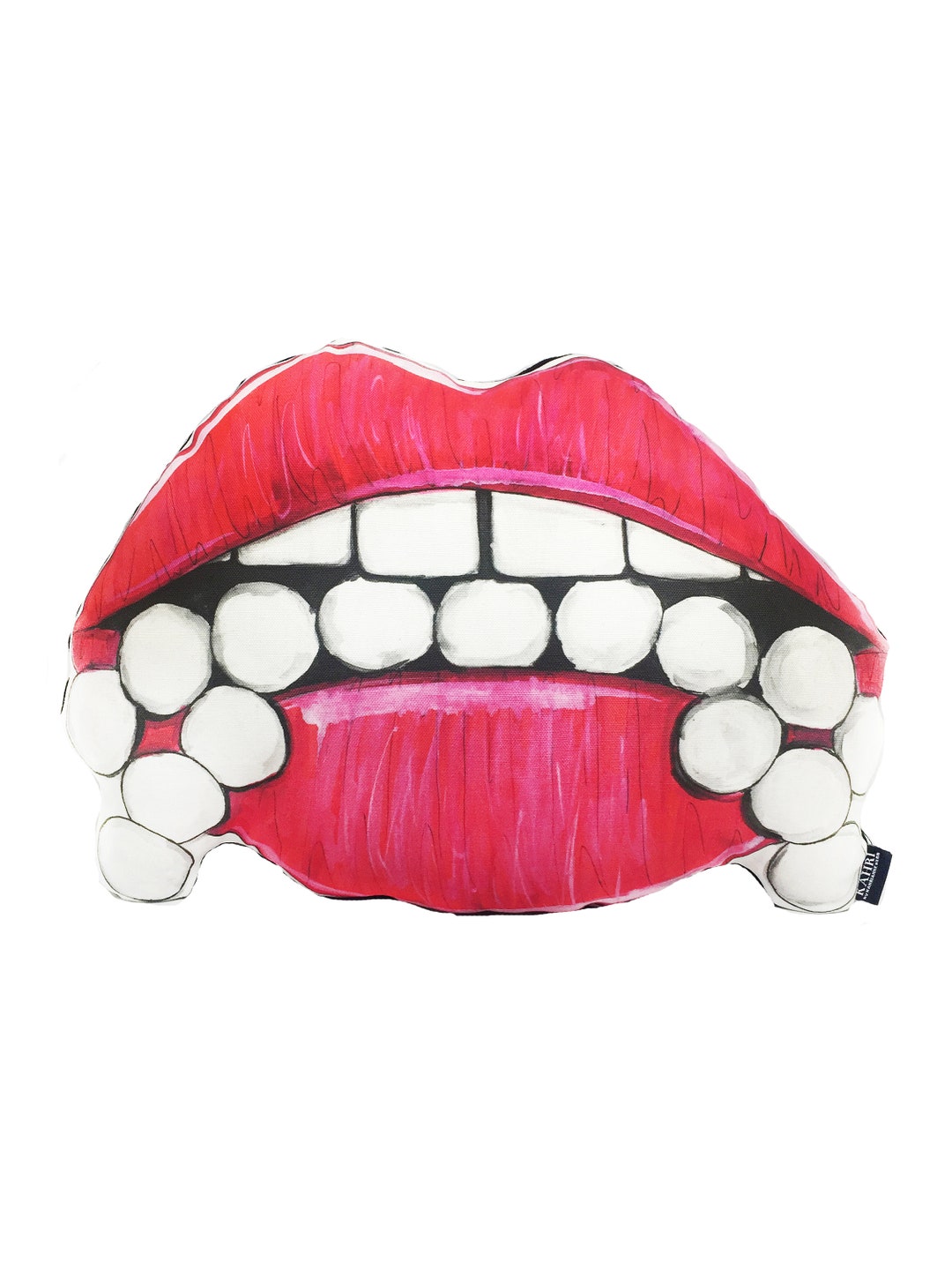 Red Lips Pillow - Plush, Home Decor, Beauty, Makeup, Dorm Decor - Etsy