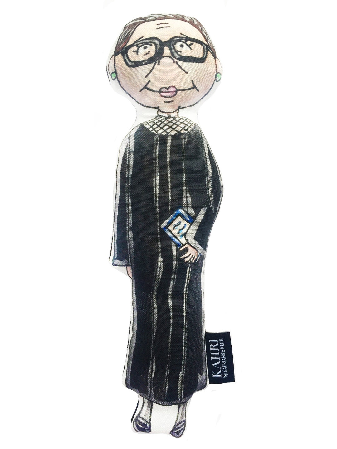 Little Ruth Doll, Plush, Feminist, Girl Power, Illustration - Etsy