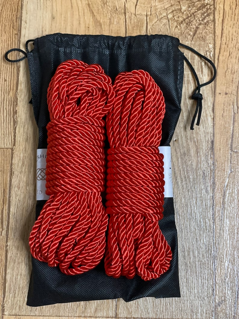 Shibari Starter Kit Silk Ropes - Etsy